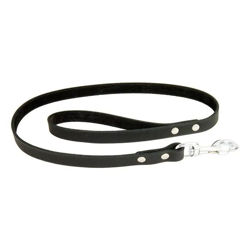 Earthbound Soft Country Leather Lead Black