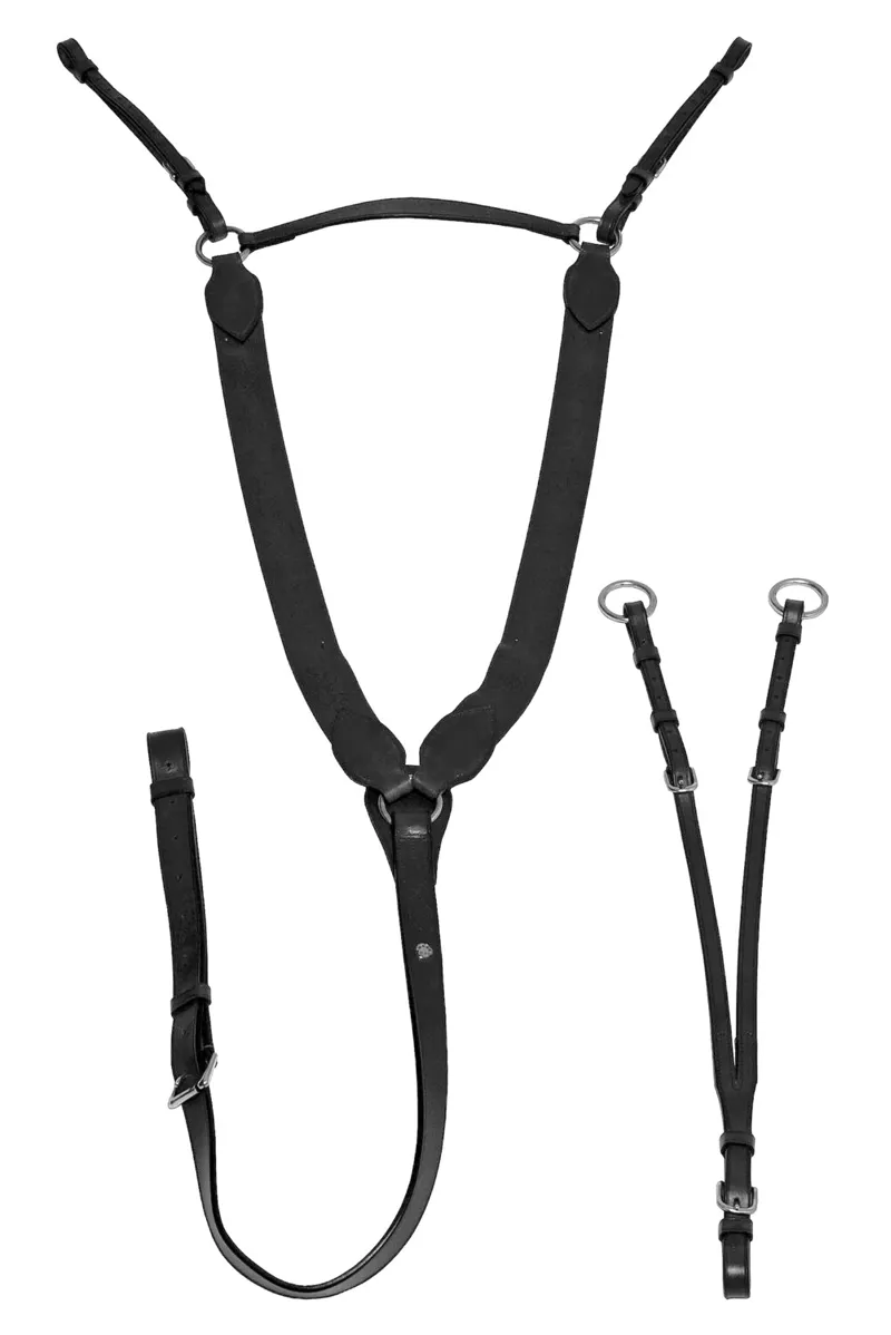 Mark Todd V-Check Breastplate Black