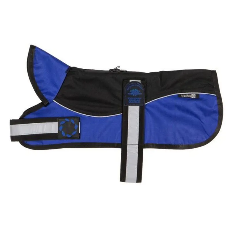 ANIMATE PADDED REFLECT DOG COAT 16 BLUE